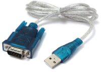 Delta PLC Programming cable(White,3meter) and USB to RS232 serial cable ...